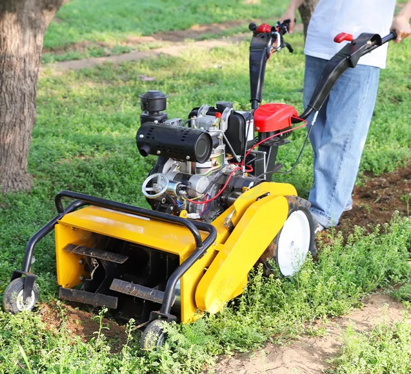 Automatic Walking Weeder Agricultural Gasoline-powered Weeder/4x4 Mini ...