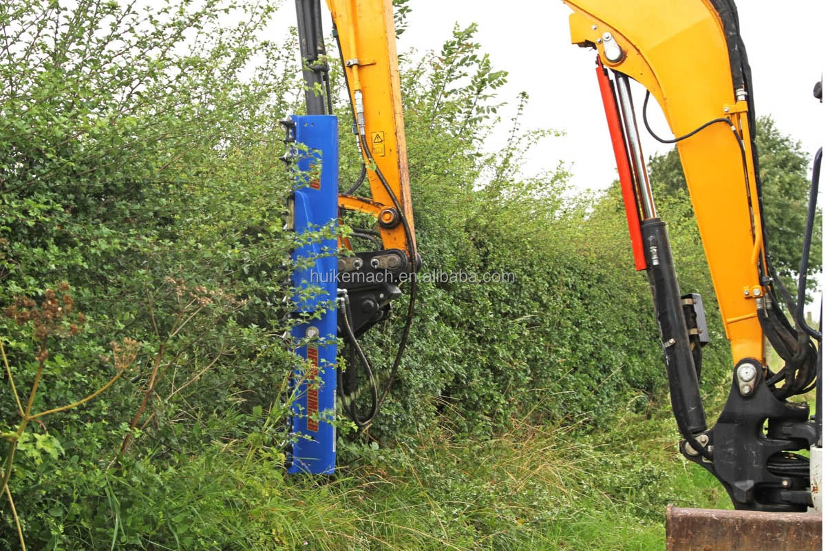 Skid Steer Loaders Excavators Attachment Hydraulic Hedge Trimmer