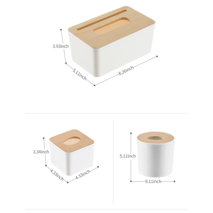 Home Paper Extraction Dispense Paper Towel Dispenser Wood Tissue Box ...