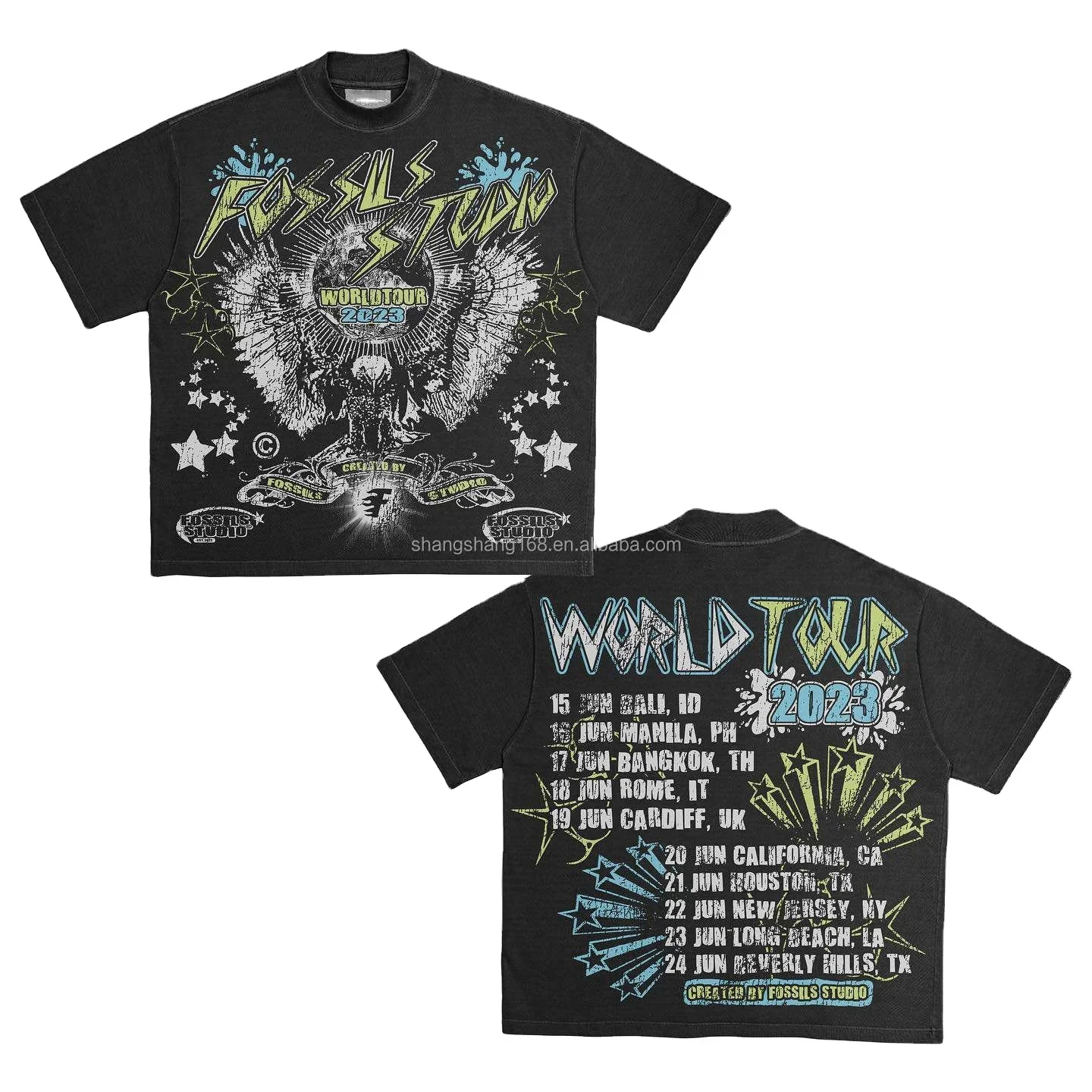 Printing On Demands Clothing Manufacturers Loose 100 Cotton Oversized ...