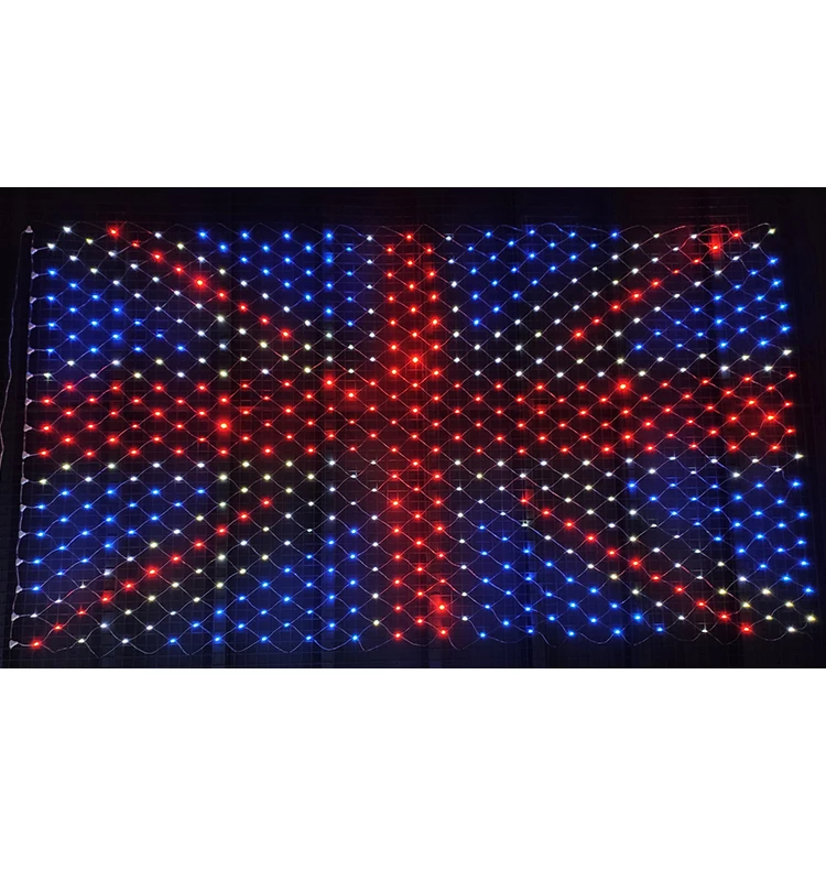 Interior Outdoor Wind Light Stained Flag Displays 2d Christmas Led Pole ...
