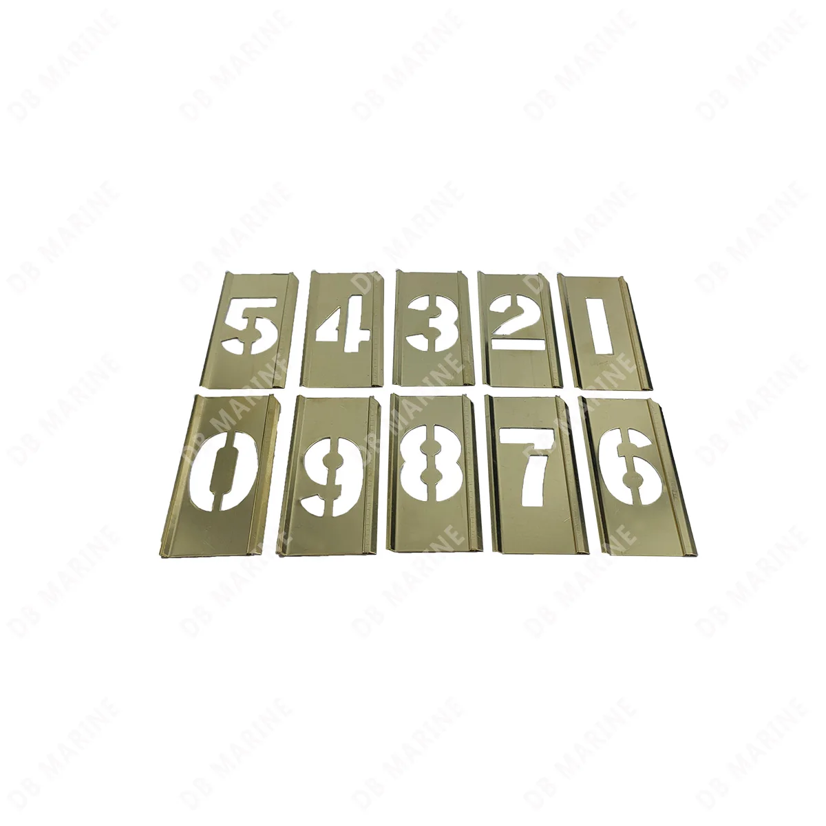 IMPA613133 Stencil Letter and Figure Set - Gambar Cetak Stensil