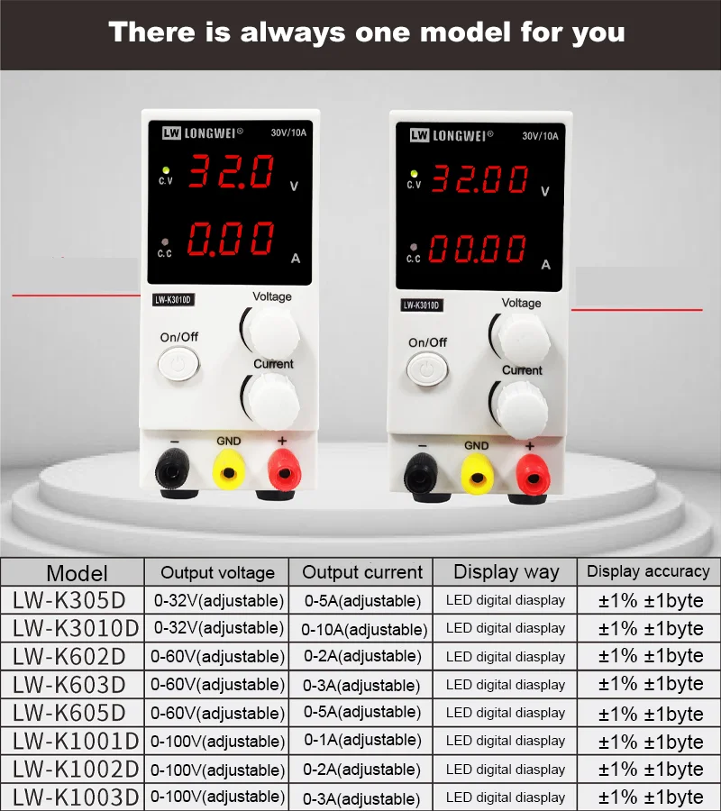 Longwei LW K3010D 30V10A Variable DC Power Supply - Adjustable ...