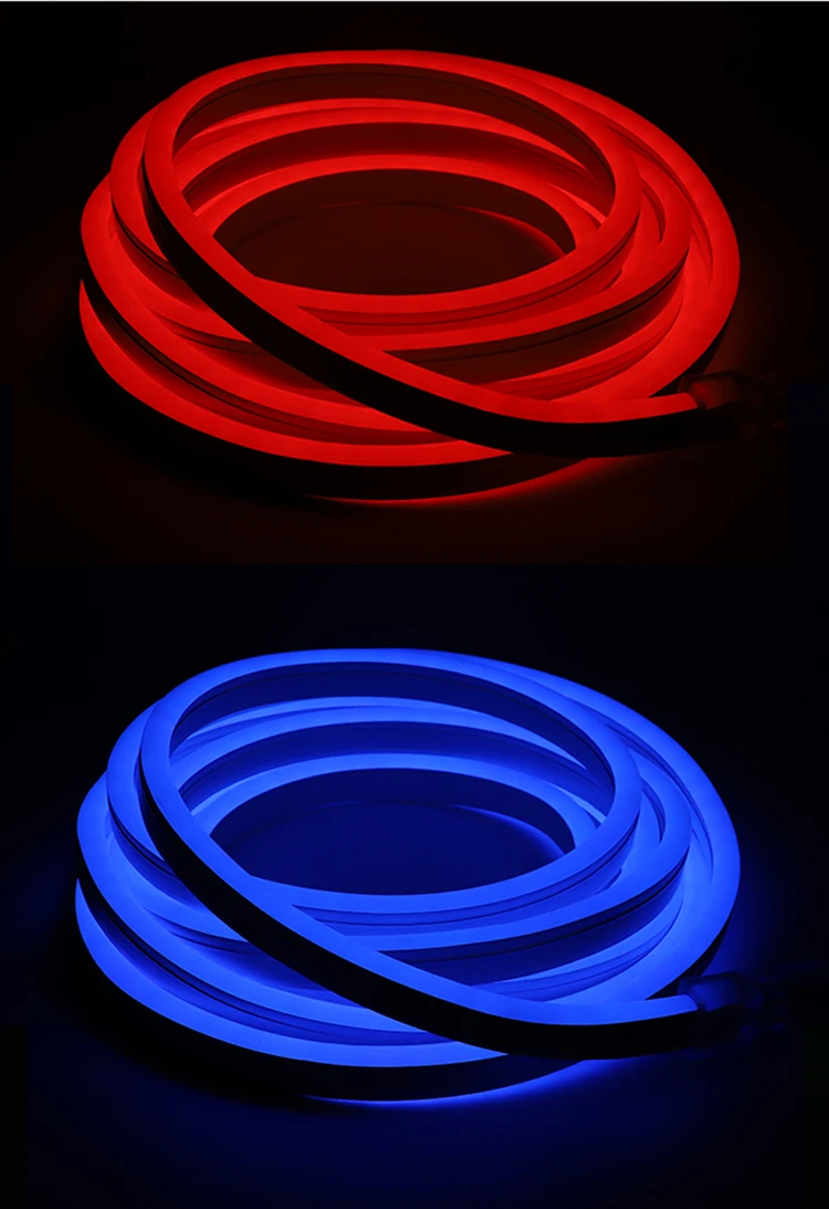 RGB Round LED Neon Light Belt - 360 Degree Luminous Lights
