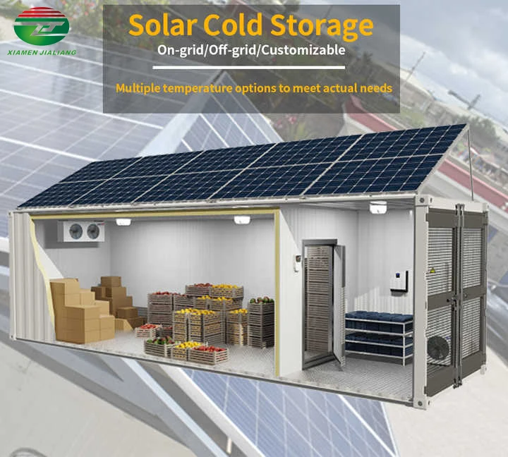 20ft 40ft Solar Container Cold Storage Freezer System