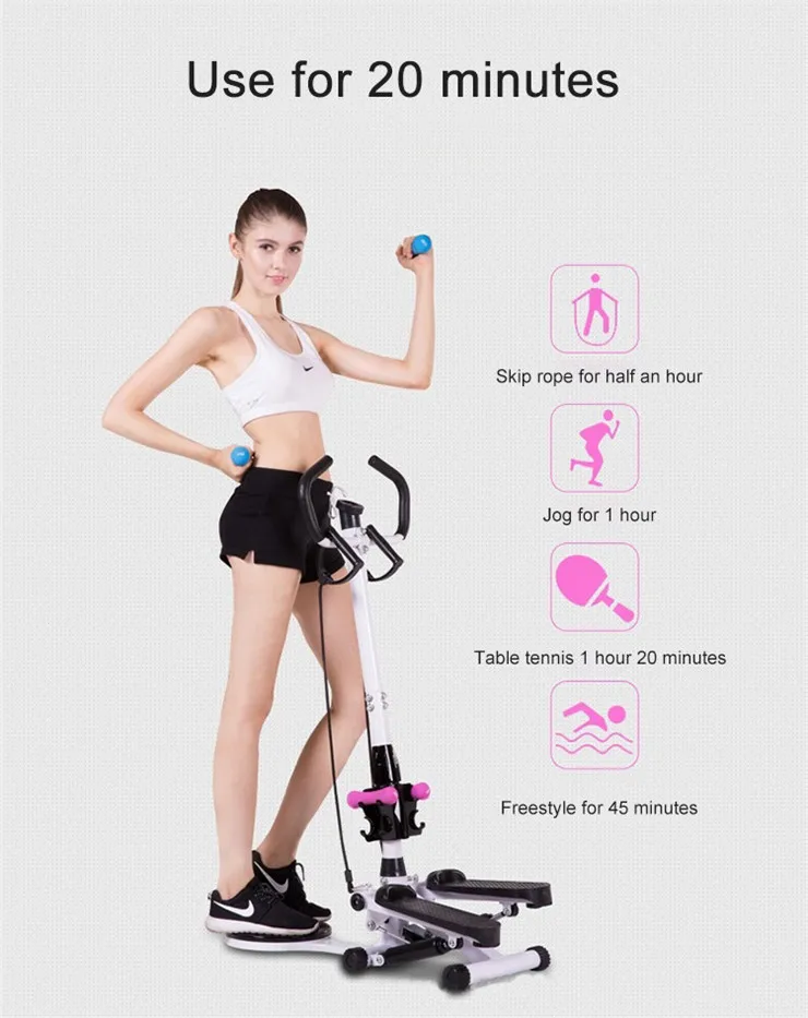 Mini Stair Stepper Step Machine Exercise Equipment With Twist Board And ...