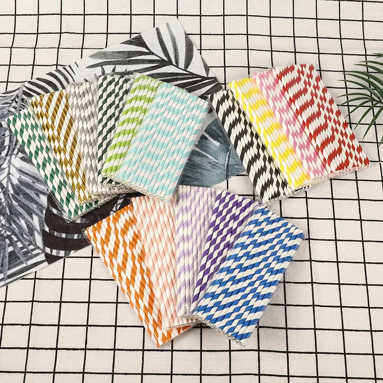 Bendable Paper Straws White/ Black Bendy Paper Drinking Straws Oem Bar ...