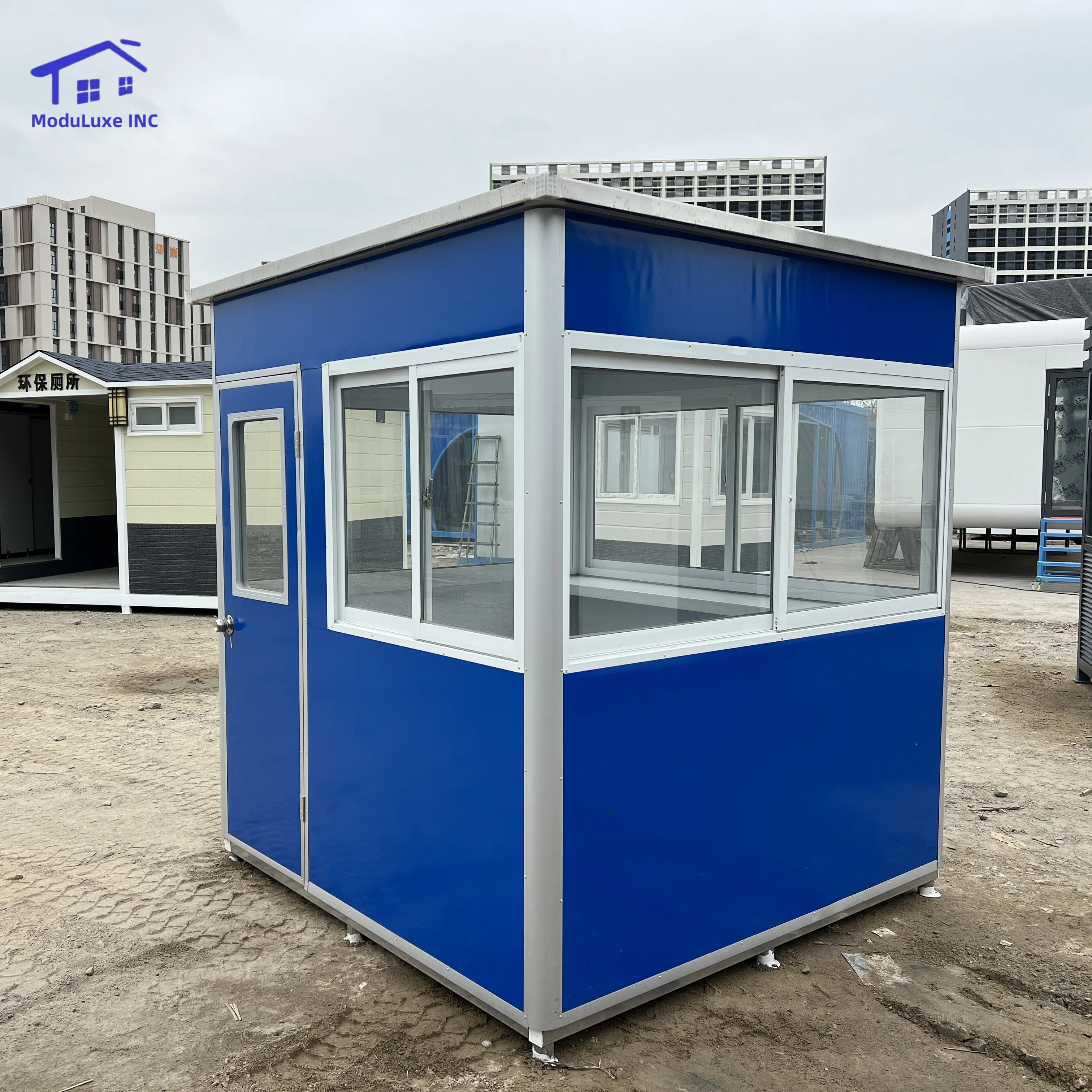 Security Booth with Double Glazed Window, Soundproof & UV Resistant ...