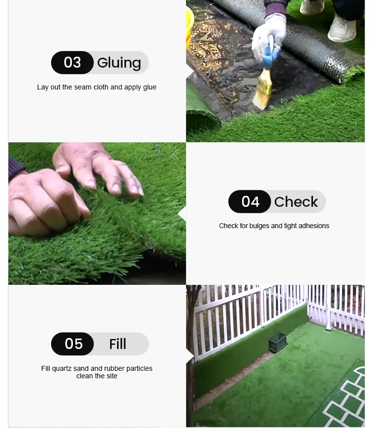Artificial Grass Mat Synthetic Grass 20 30 40mm Artificial Grass Rolls ...