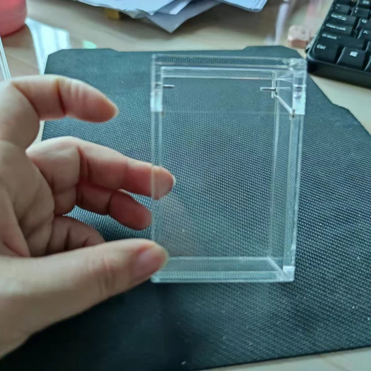 Transparent Acrylic Cigarette Box - Creative & Dust Proof