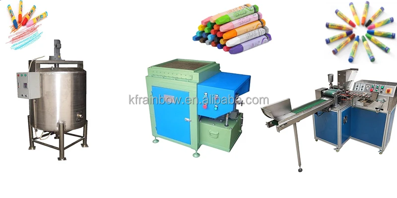 Automatic Oil Pastels Making Production Line Colorful Crayon Maker ...