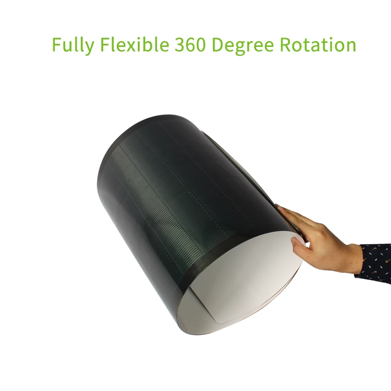 100% Flexible Solar Panels - Amorphous Silicon Thin Film