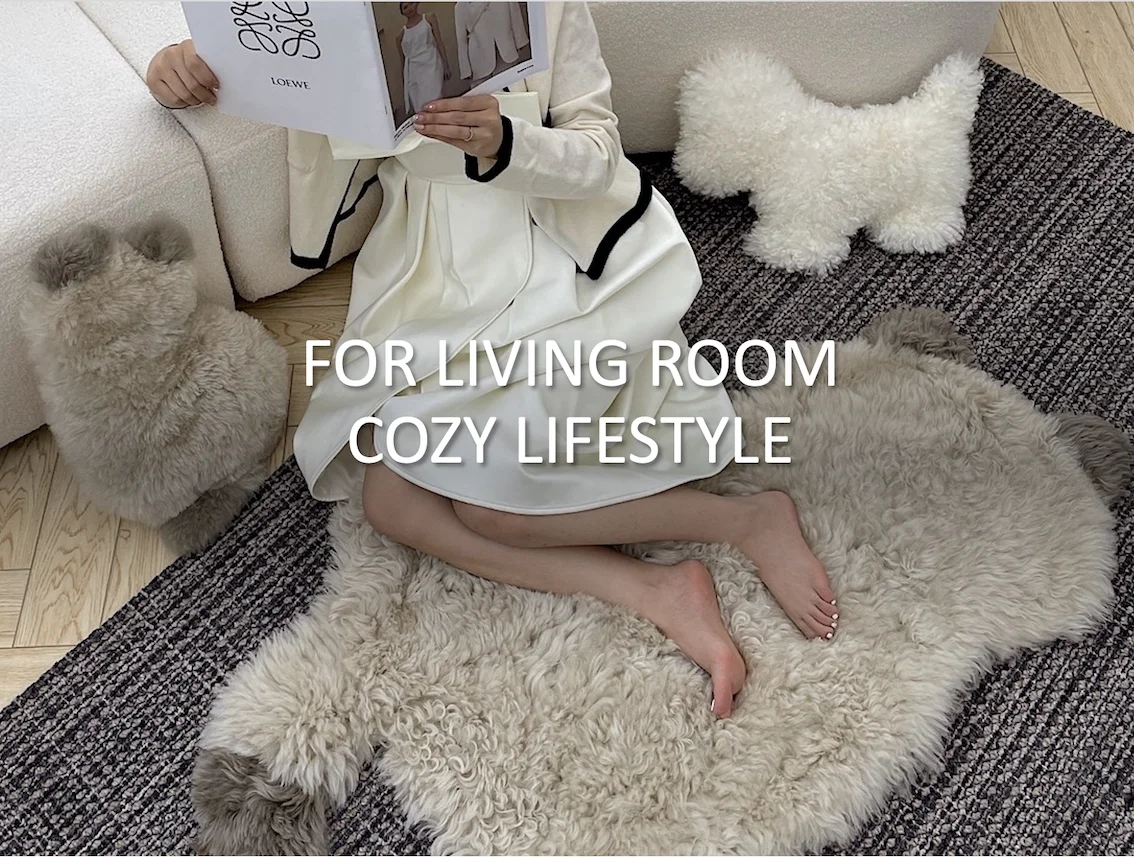 New Mini Soft Sheepskin Animal Toy Real Shearling Fur Animal Sheepskin ...