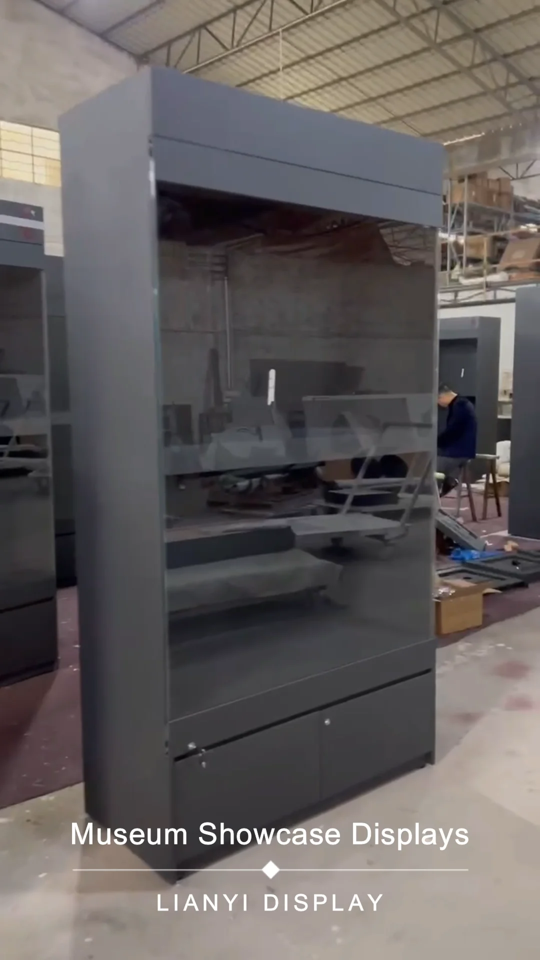 Museum Display Showcase Furniture Customization Adjustable Led Spot ...