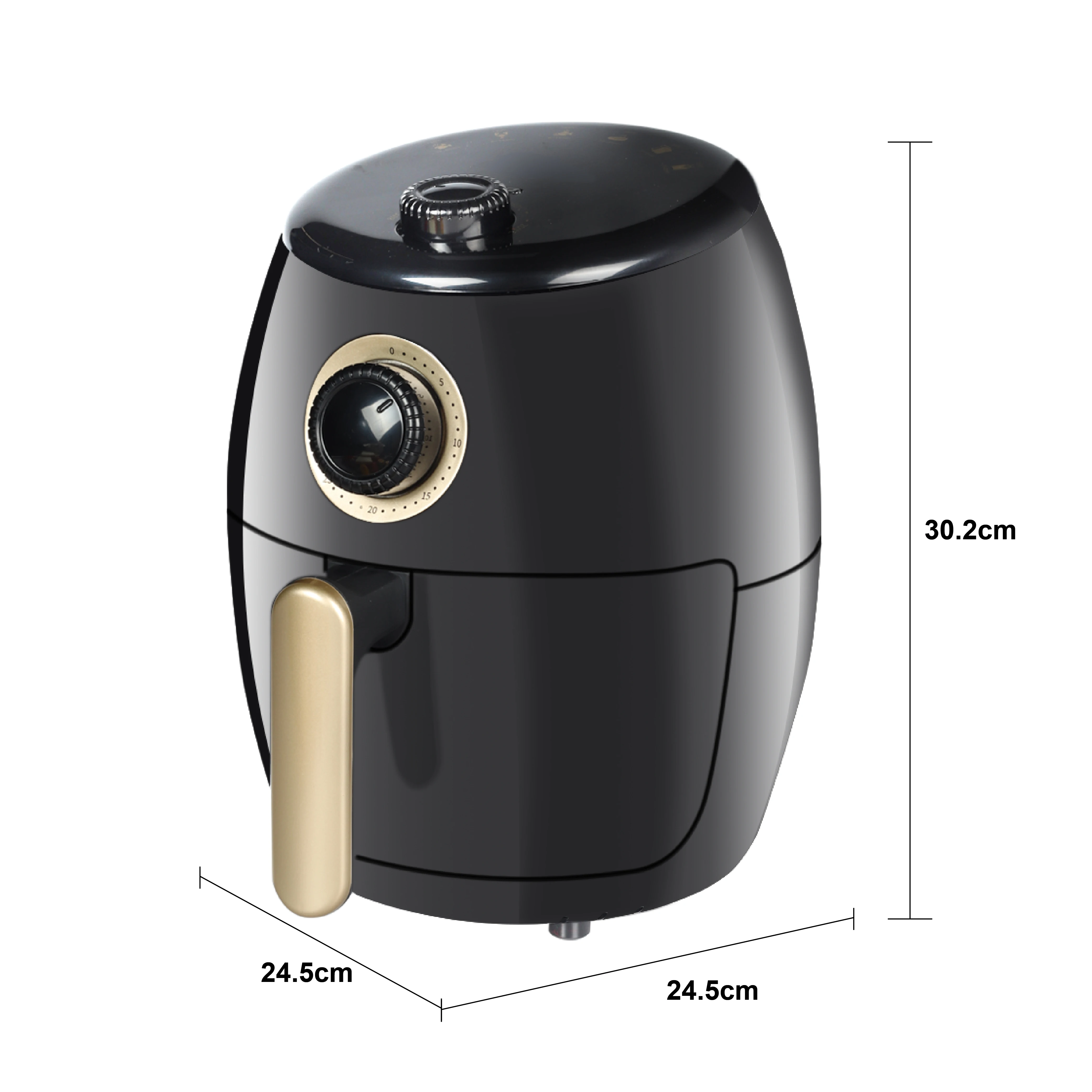 Air fryer hot sales 2.0L capacity adjustable temperature control cheap mini size air fryer