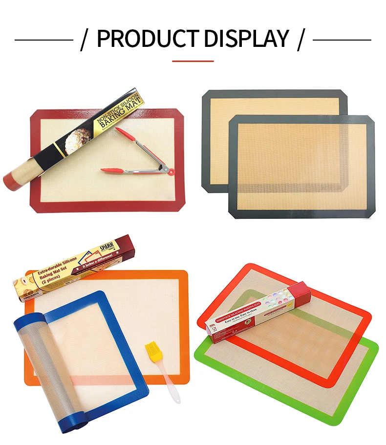 Baking Mat Wholesale Price Custom Heat Resistant Resistant Silicone 3 ...