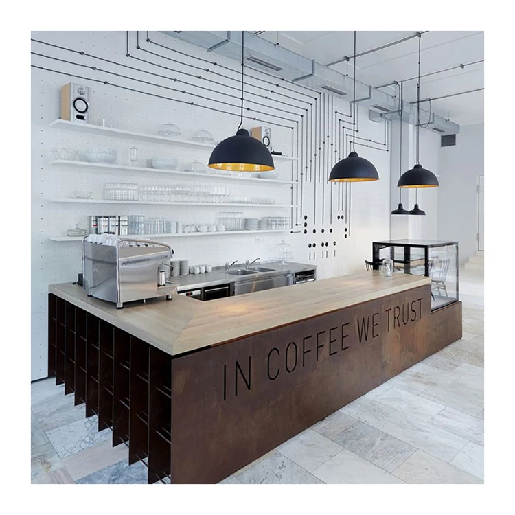 Bubble Tea Shop Interior Design Coffee Shop Bar Counter Design Coffee ...