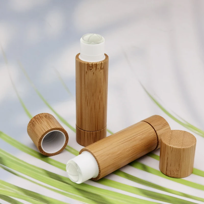 5g Eco Friendly Bamboo Lipstick Lip Balm Tube - Wholesale