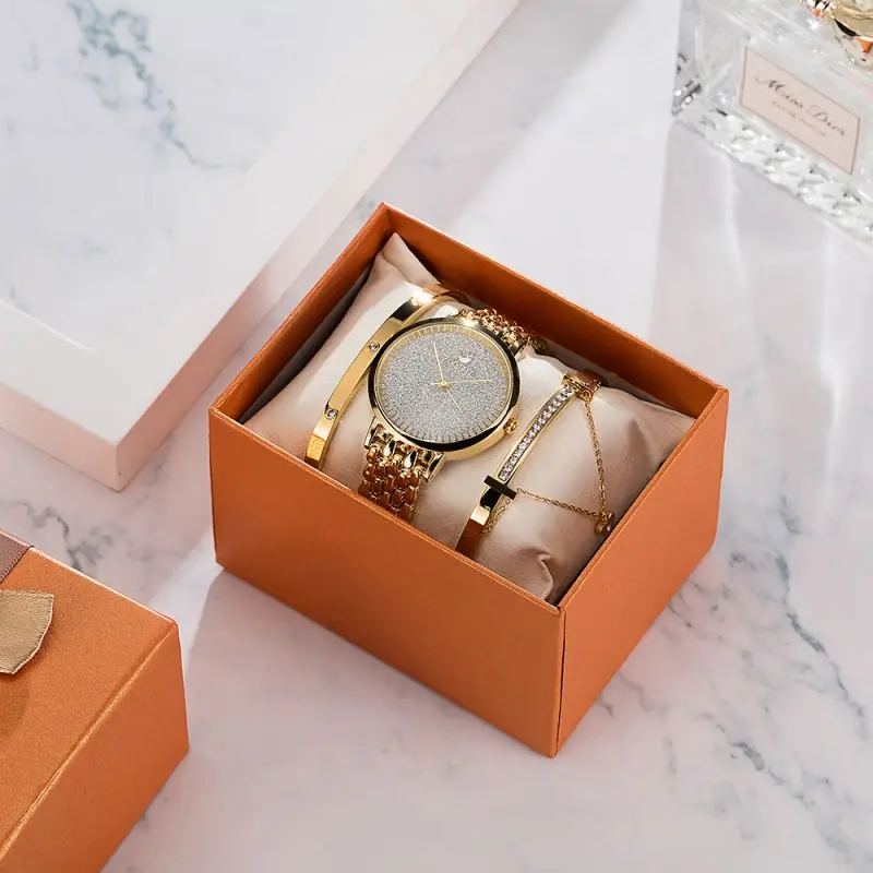 3 Pieces ZONMFEI Montre Femme Watch Women Luxury Lady Temperament Watches