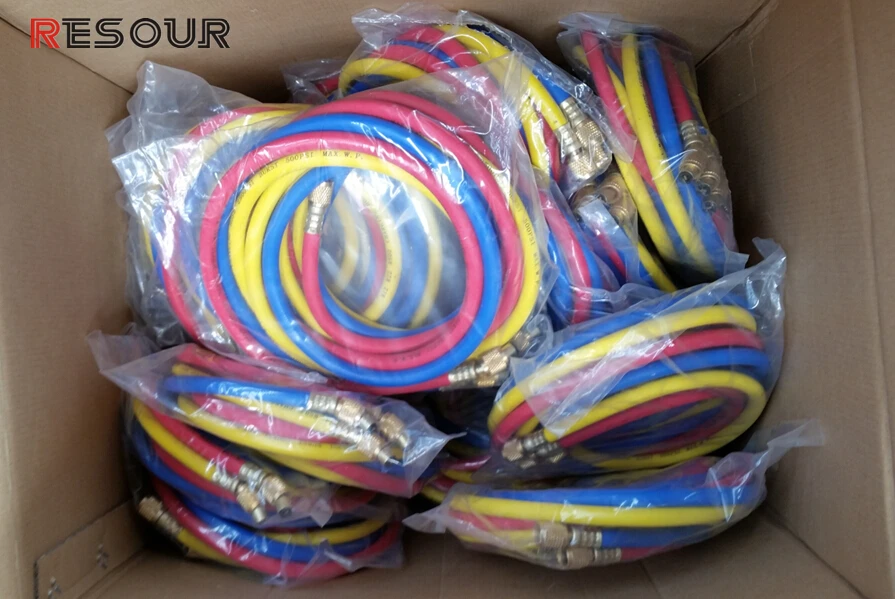 Refrigeration Air Conditioning Manometer Set With Charging Hose,Multi ...