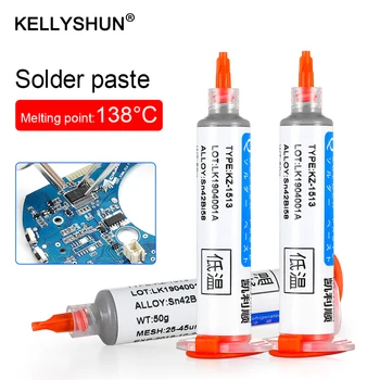 Solder Paste Bcup-4 Low Temperature For Soldering Smd Bga Ic Pcb Needle ...
