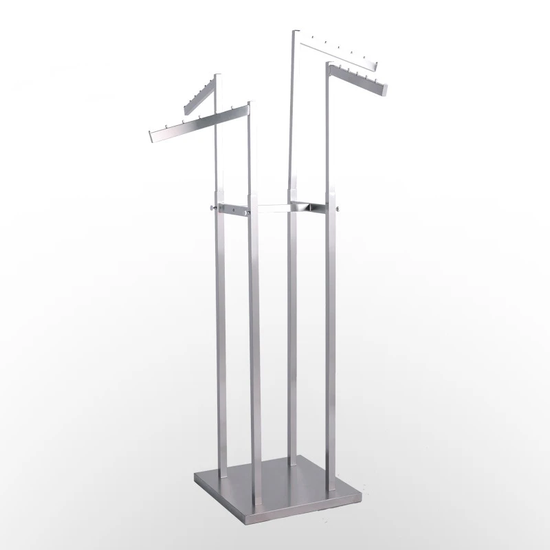 Rectangular Slanted Arm Retail Waterfall Display Rack For Hanging ...