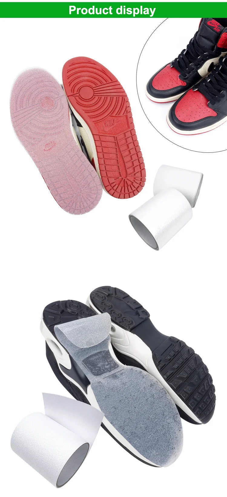 Wholesale Waterproof Adhesive Sneaker TPU Anti Slip Protection Sole ...