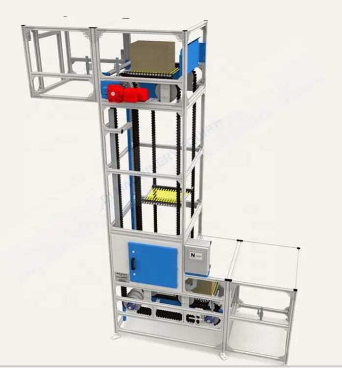 Vertical carton conveyor elevator machine,big product lifting elevator ...