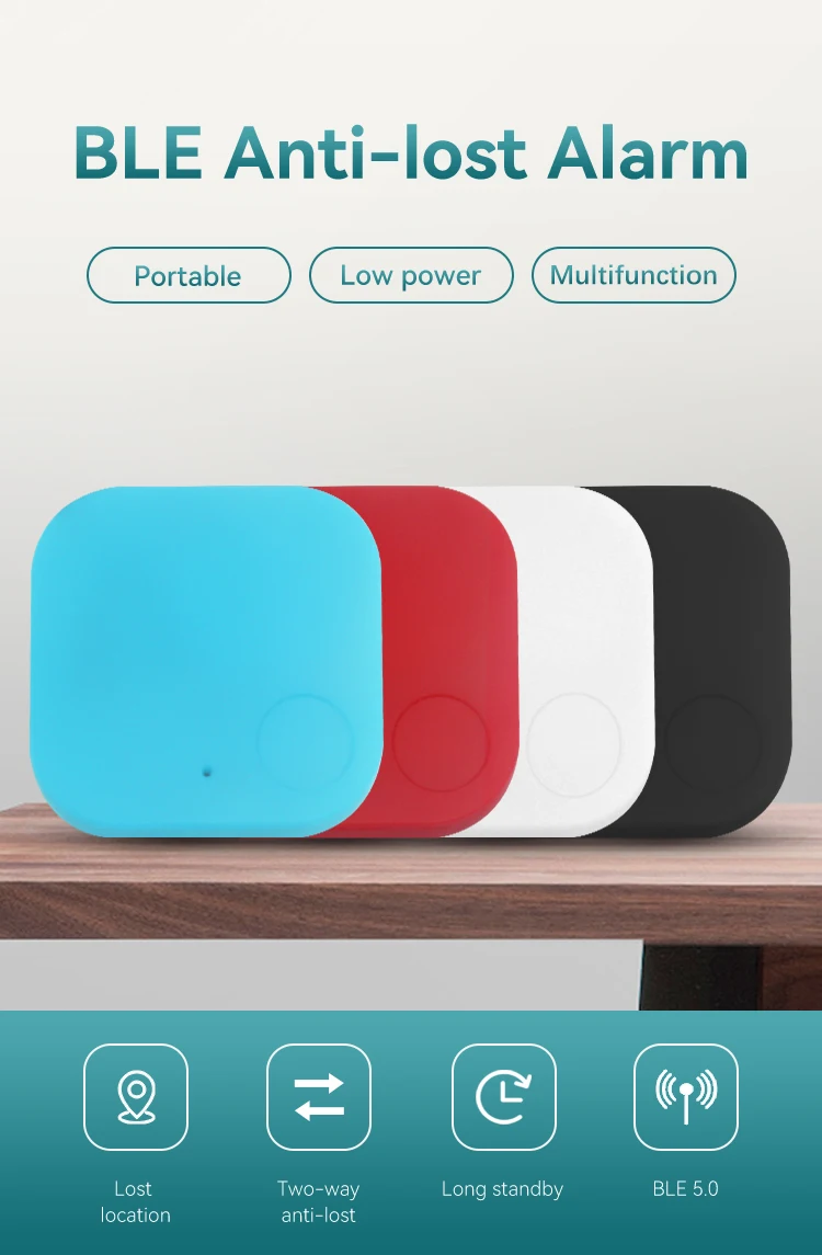 Smallest Smart BLE Key Finder Tracker Anti Lost Alarm