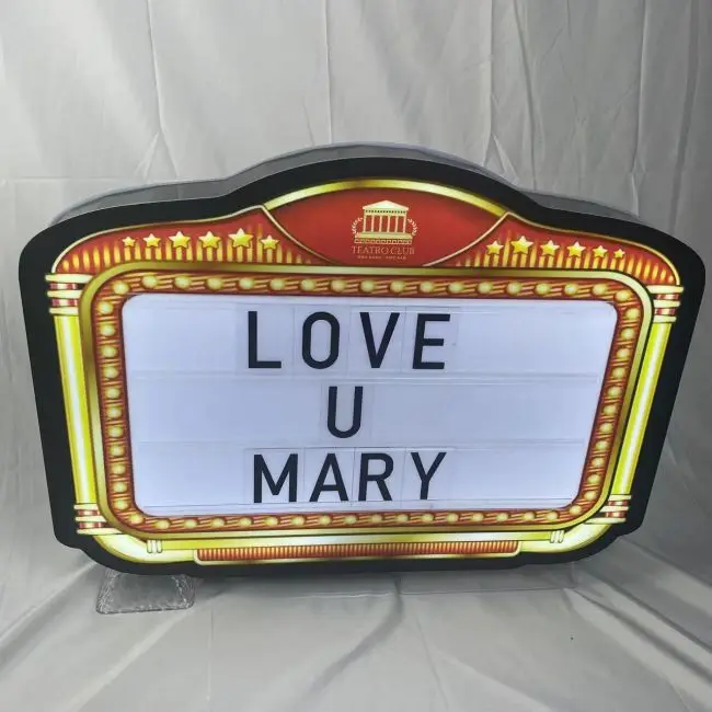 Wholesale Custom Logo Vip Board Letter Message Glorifier Club Sign ...
