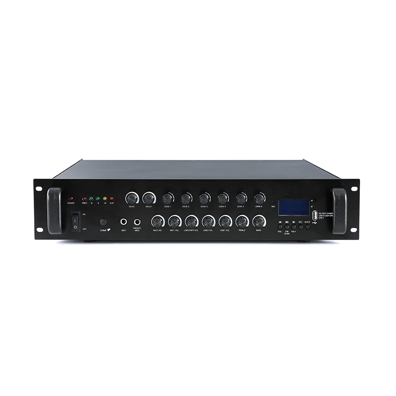 High Quality 6 Channel Power Amplifier Public Broadcast Amplifier 150w ...