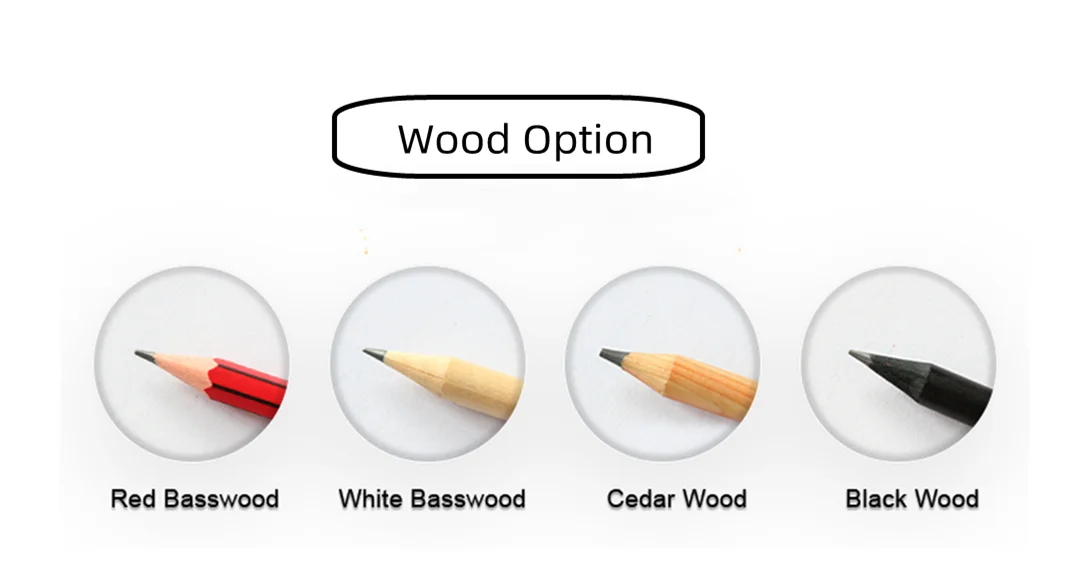 Wooden HB Lead Graphite Round Hexagonal Shaped Standard Pencil Imprint ...