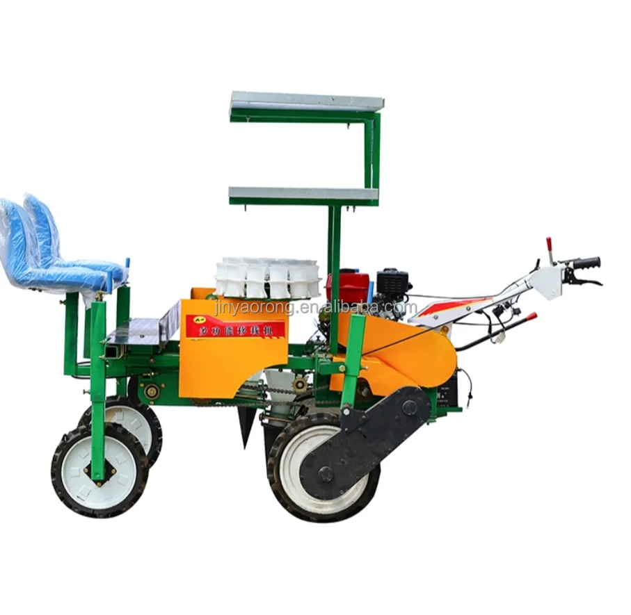 Automatic self-propelled vegetable transplanter vegetable seedling and ...