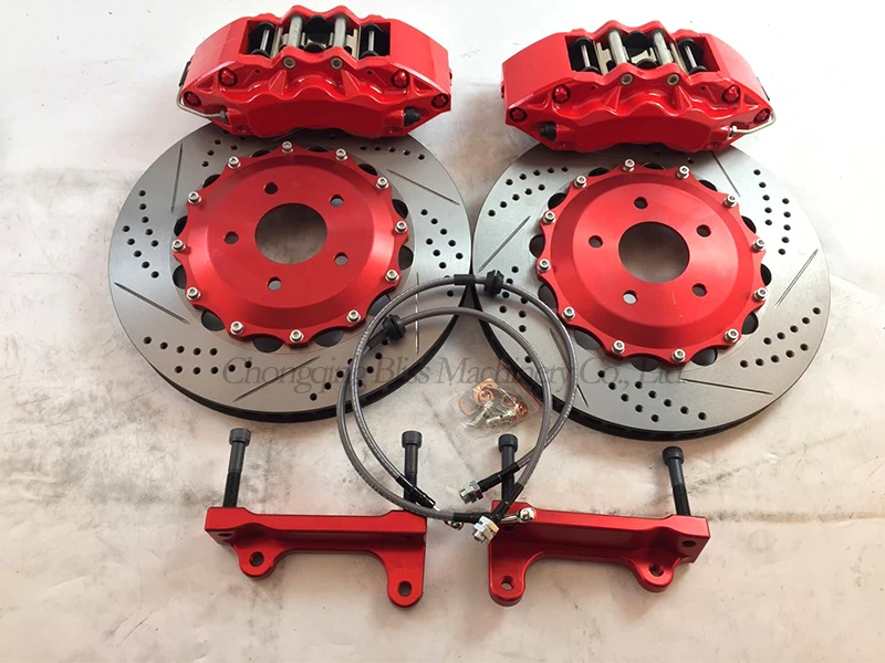 M-race 9040 6 Pot Racing Brake Caliper Rotor 355mm 362mm 380mm Modified ...