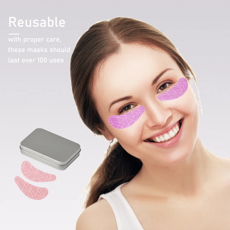 Reusable Silicone Face Under Eye Patch Medical Grade Silicone Tin Under ...