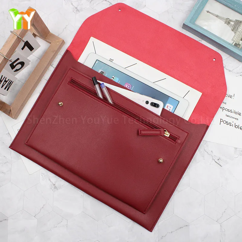 A4 Leather File Folder - Durable & Eco-Friendly Document Holder