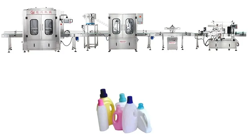 Factory Quality Shampoo Making Automatic Filling Production Line Liquid ...