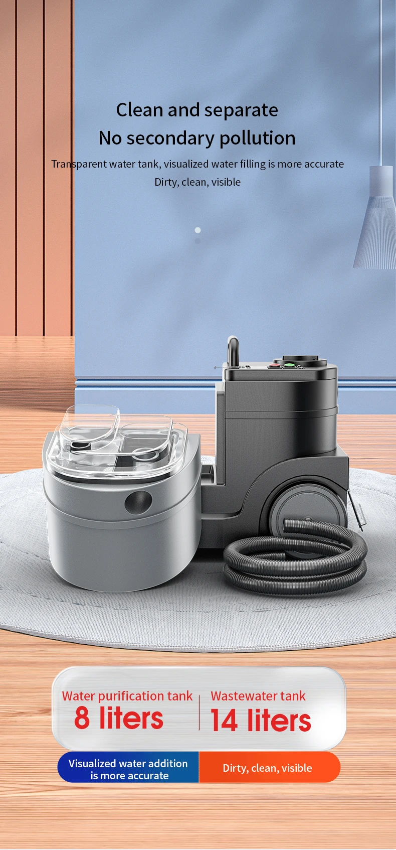 Yangzi SF3 Commercial Sofa Carpet Extractor Vacuum Cleaner