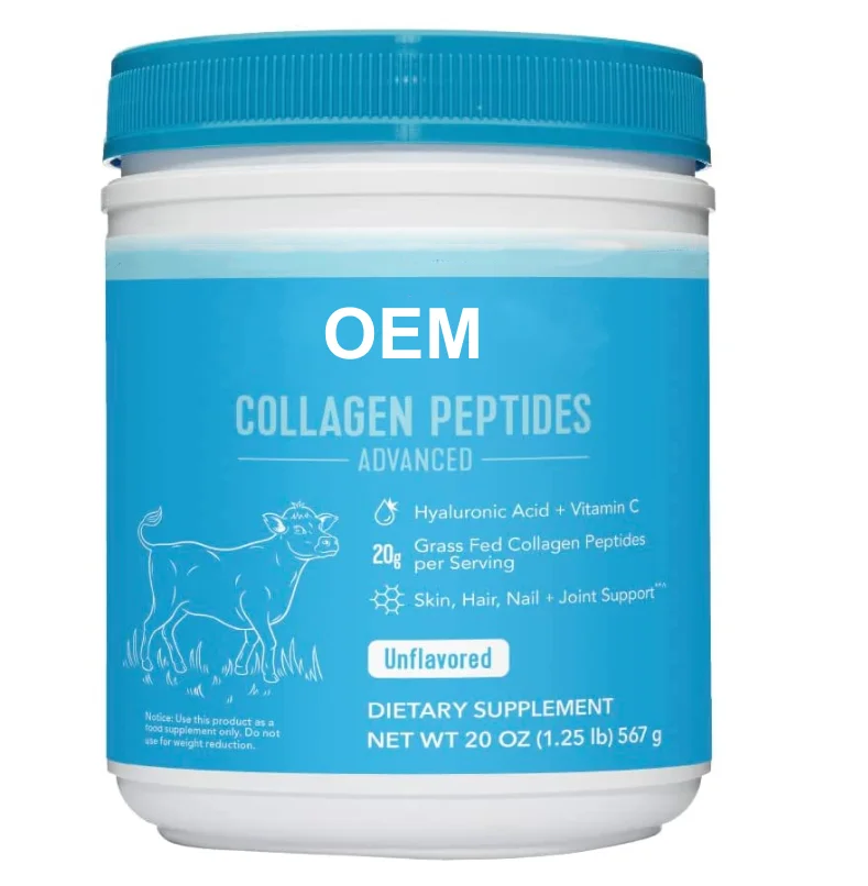 Oem Supply Bovine Collagen Peptides Powder With Hyaluronic Acid ...