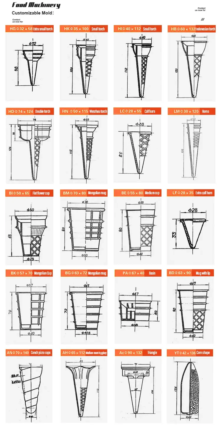 Edible Waffle Wafer Paper Coffee Cup Maker - Multifunctional