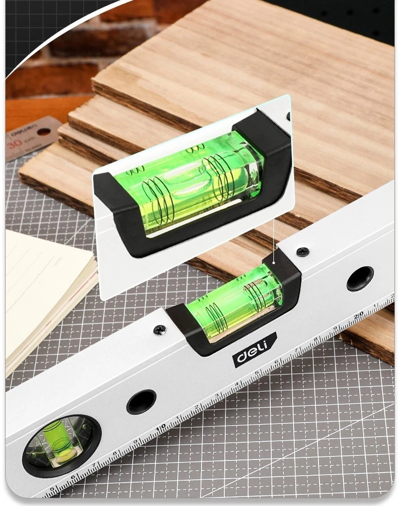 Deli 700400B Tool Level Ruler High Precision Balancer Strong Magnetic ...