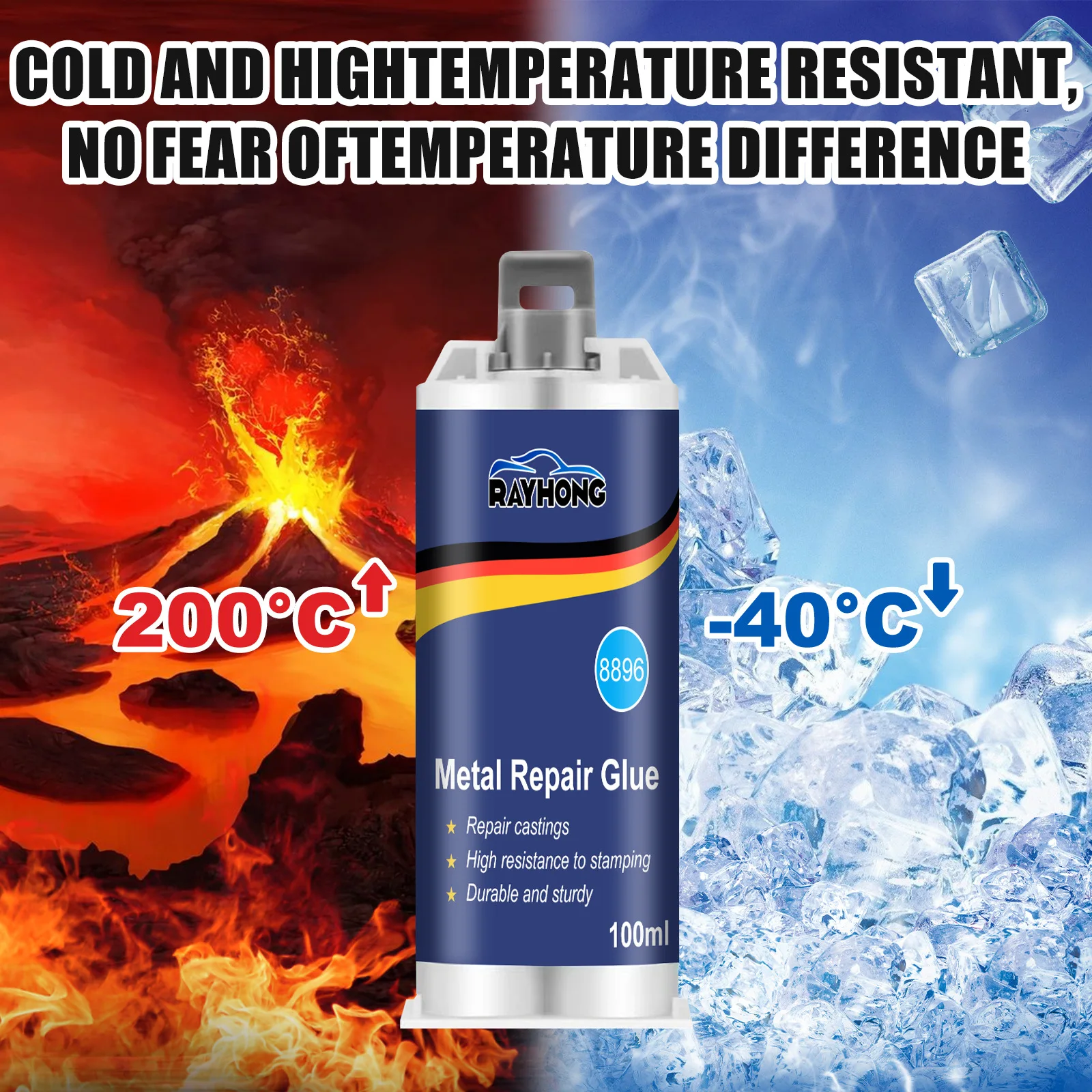 Rayhong Metal Repair Glue - High Temperature Resistant