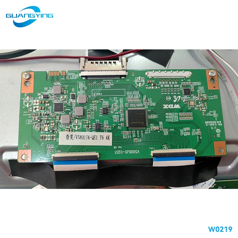 TV logic board For V580DJ4-QE1 T6 4K V500DJ5-CQS1 WDX For Central ...