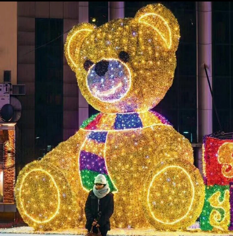 Gcustom Size Giant Lighting Christmas Tree With Lights Led Motif Lights ...