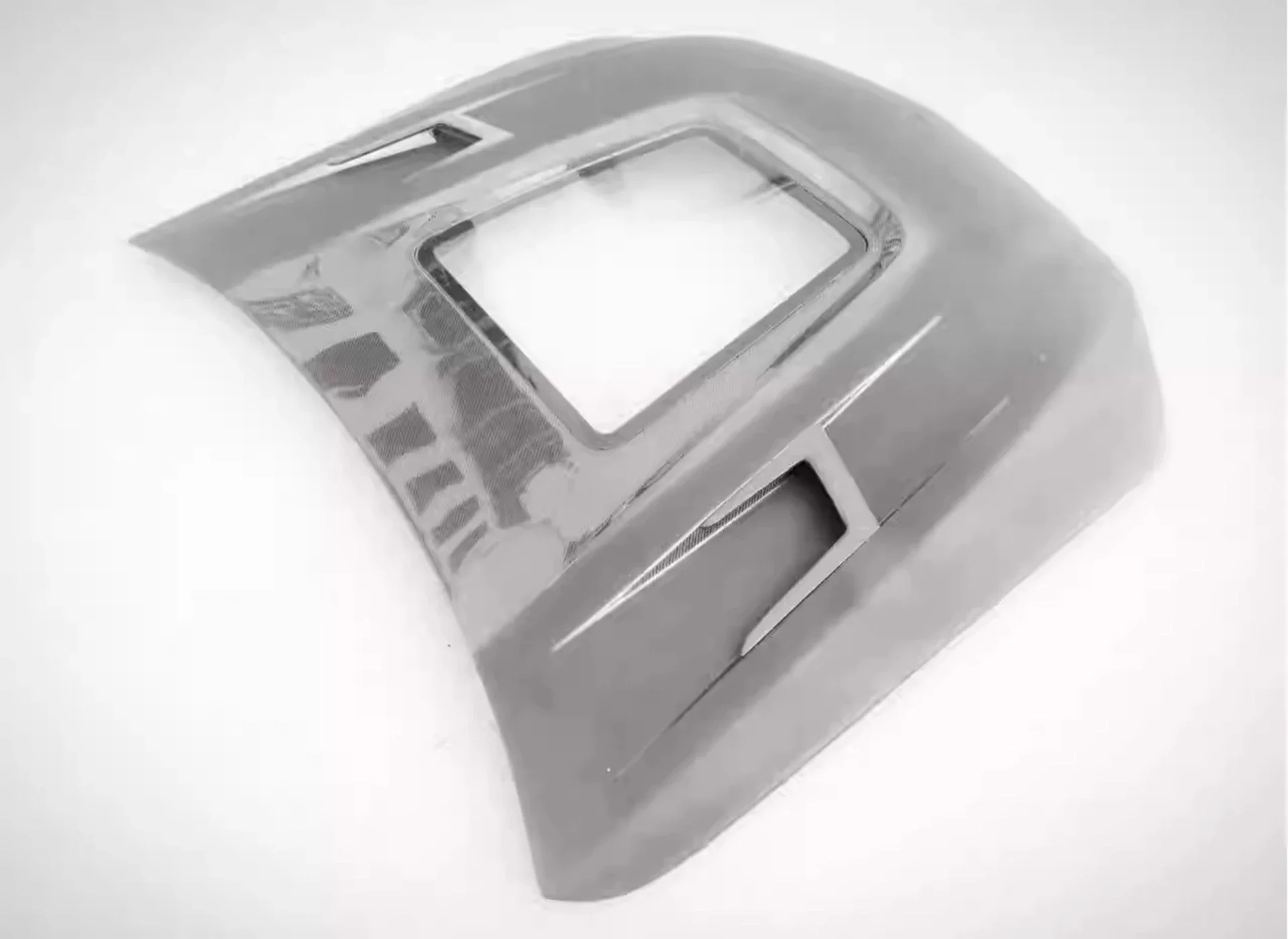 Body Kit Unpainted Engine Cover Transparent Hood For Mercedes Benz C63 ...