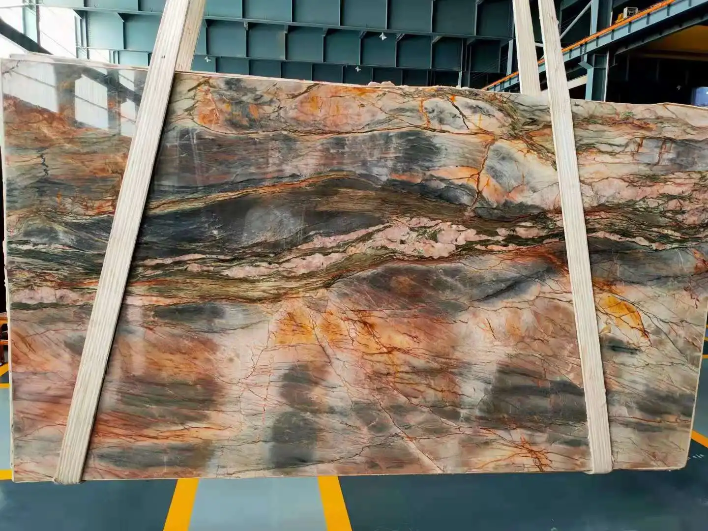 Jacaranda Phoenix Quartzite Slab Red Exotic Brazil Jacaranda Phoenix ...