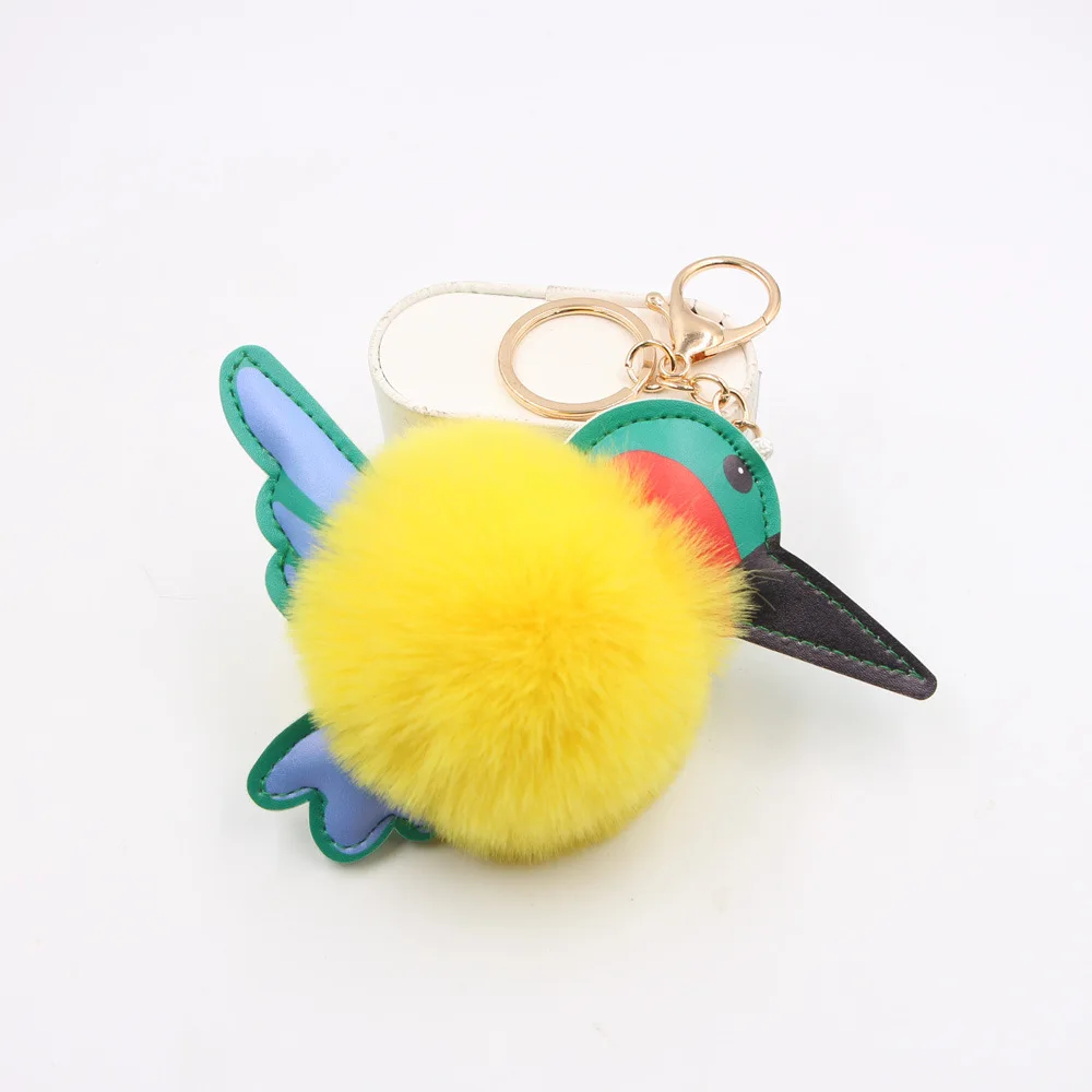 Novelty Jewelry Keyrings Cartoon Bird Key Ring Chain Cute Animal ...