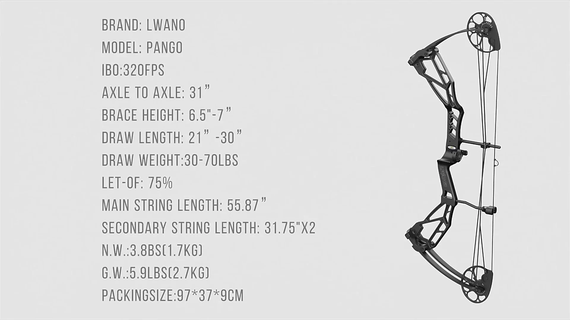 Hunting Fishing Competition Compound Bow For Shooting Archery Arrow 40 ...