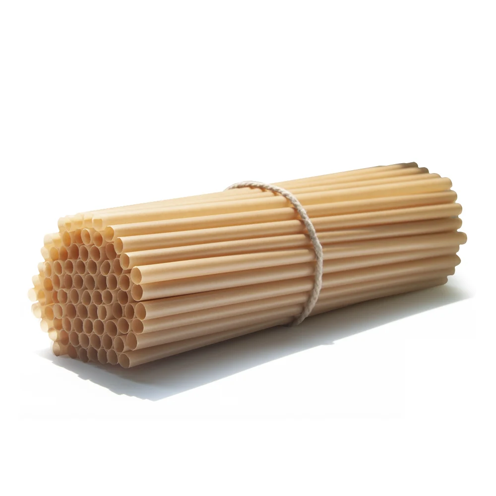 Custom Box Sugarcane Straw 100pcs Bulk Straw Per Box 6mm Diameter 20cm ...