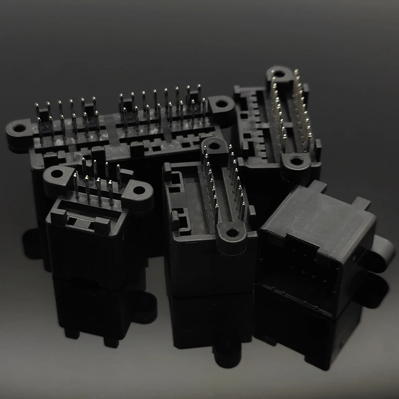 Vertical Angle 2 Pin Pbt Female And Male Wire To Board Pcb Wire Harness ...